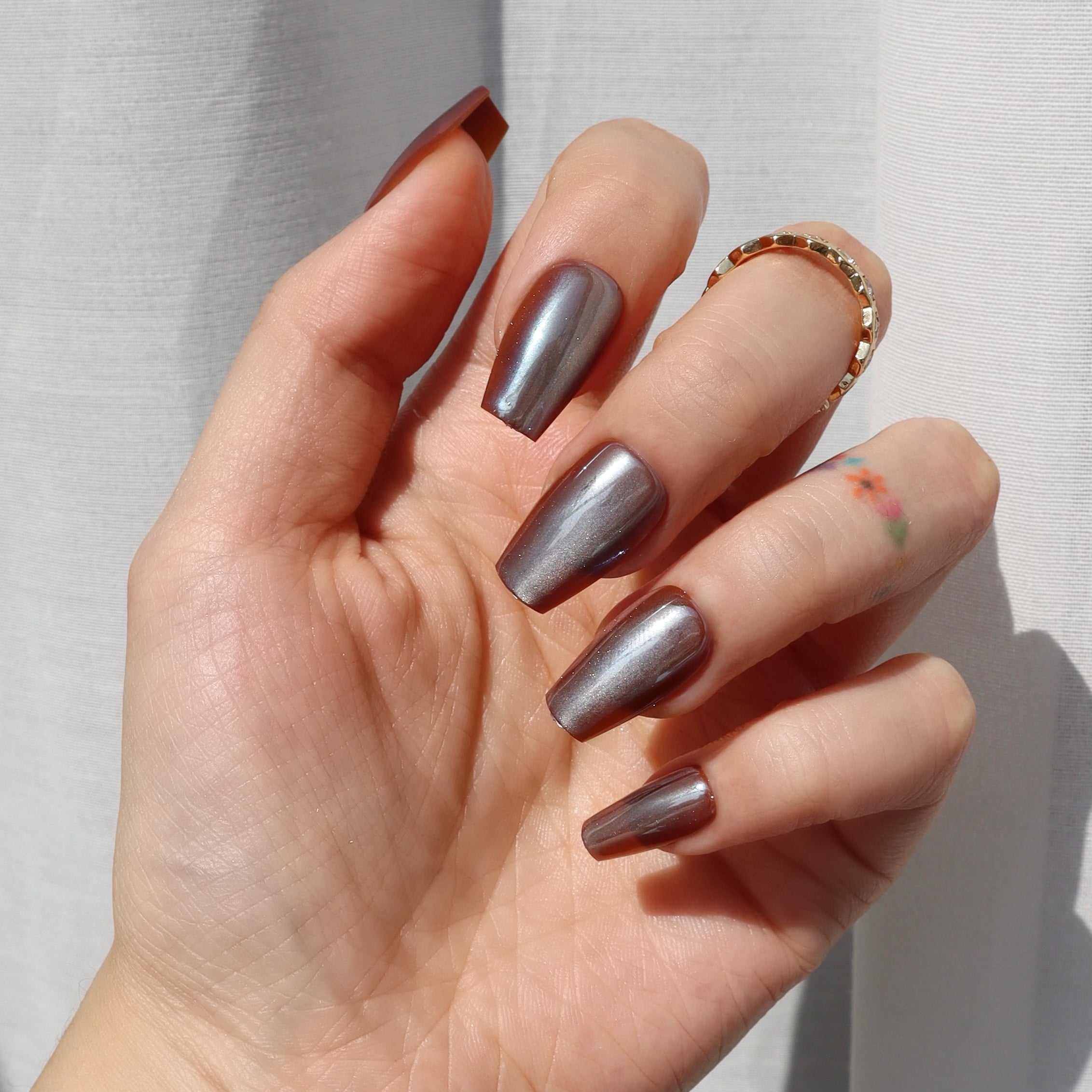 Maple Glaze - Short Length Coffin Nails | Nail Reformation