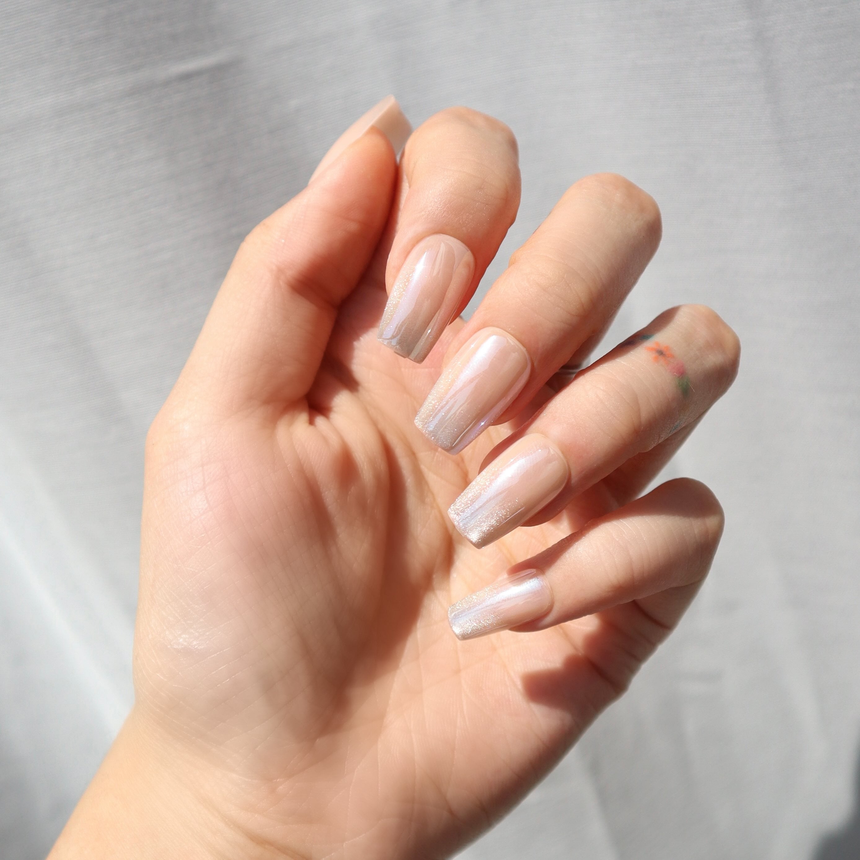 Moonlit - Short Coffin Press-On | Nail Reformation