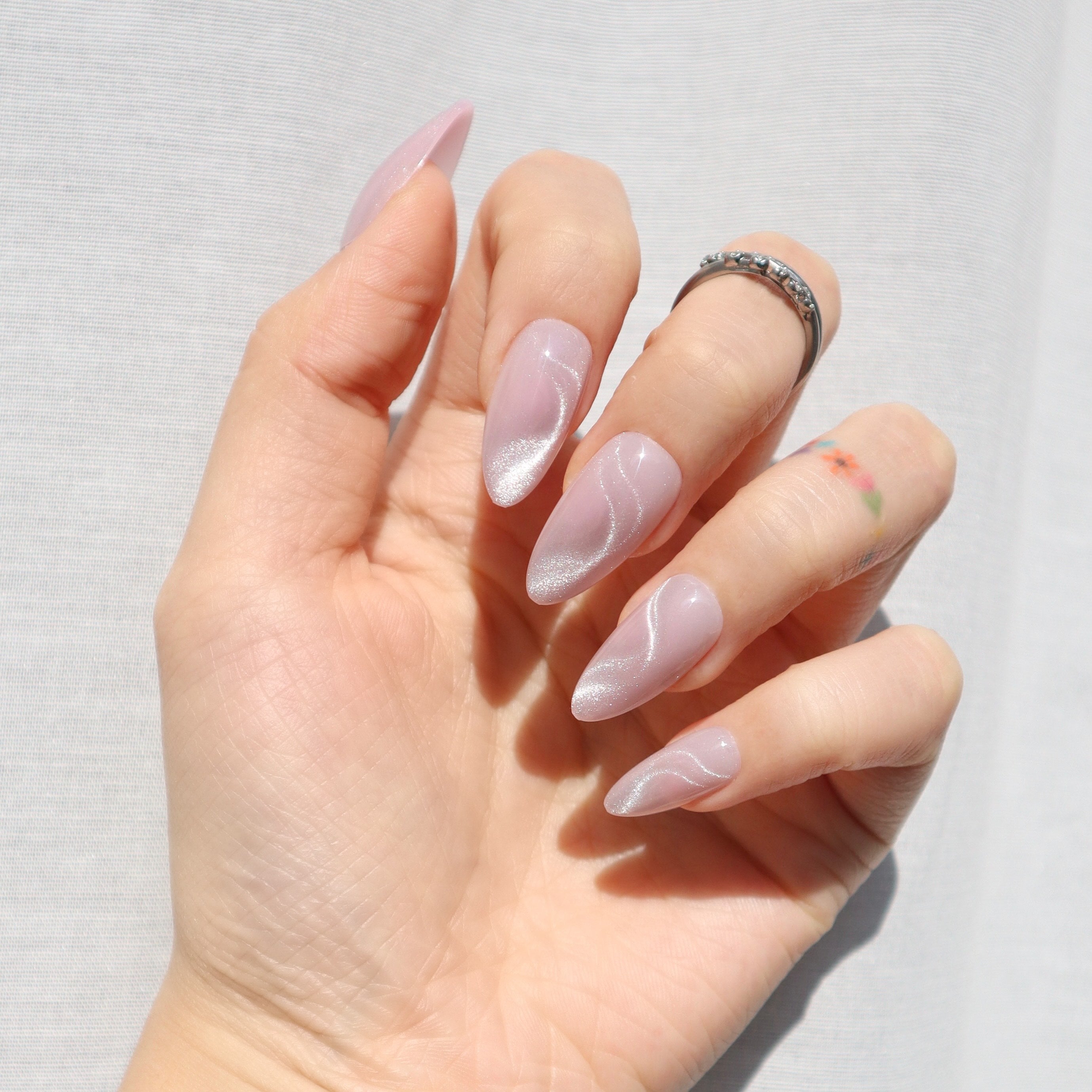 Pink Sway - Medium Almond Press-Ons | Nail Reformation