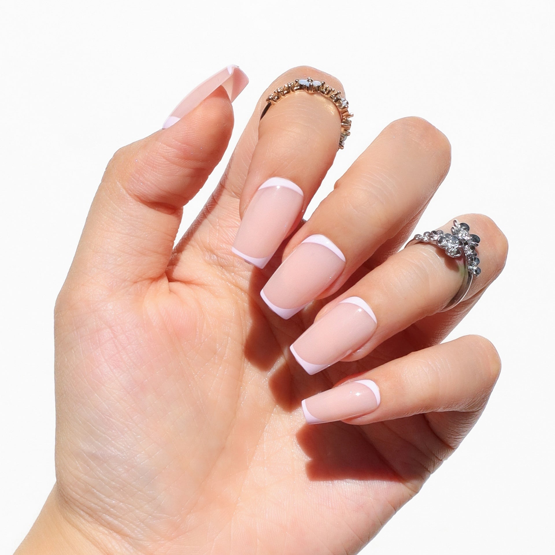 Pink Sands – Short Coffin Press-Ons | Nail Reformation