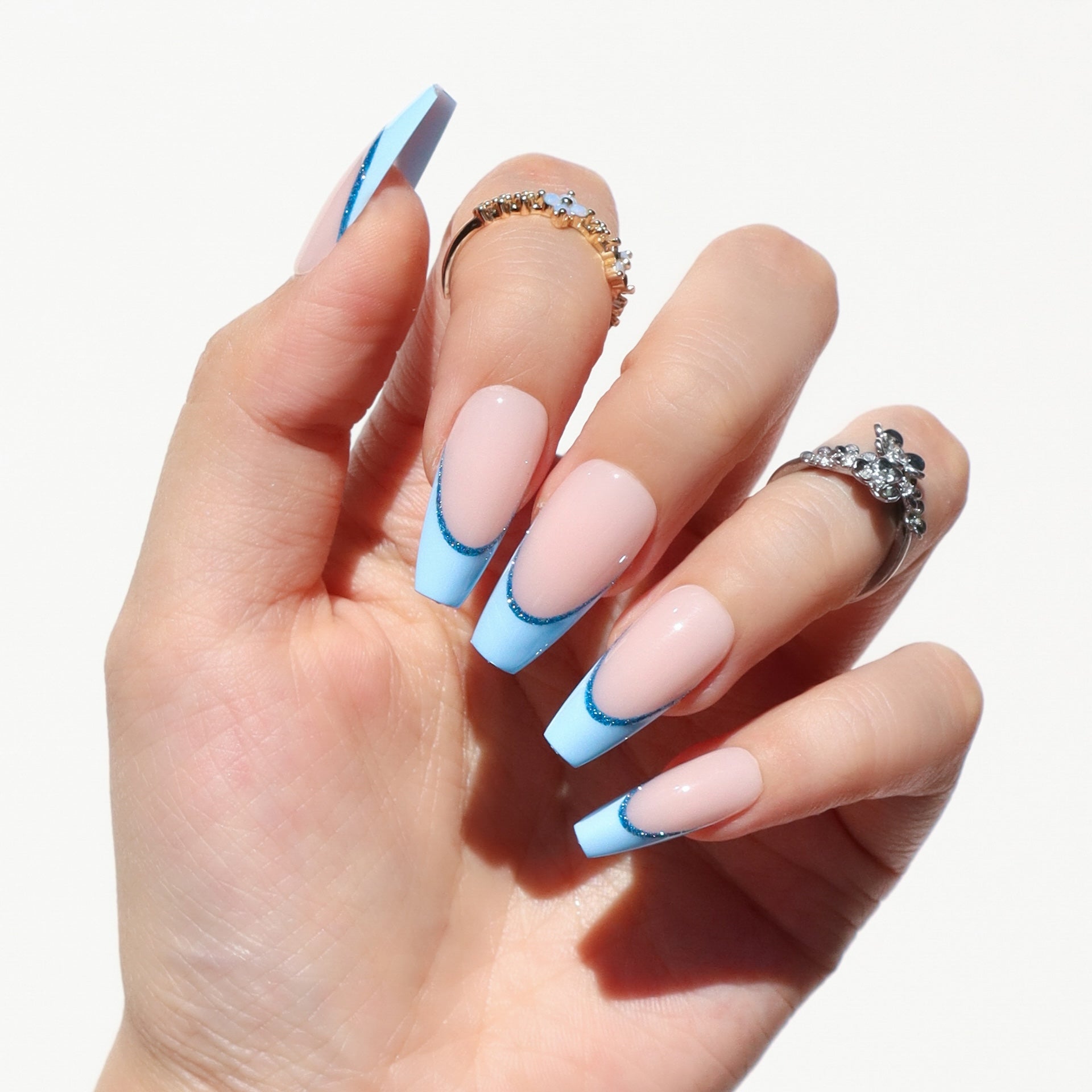 Tide Pool – Long Coffin Press-Ons | Nail Reformation
